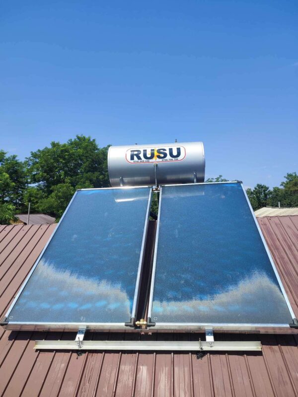 Kit panou solar presurizat 200 Litri, panou colector 4 mp, sticla ...